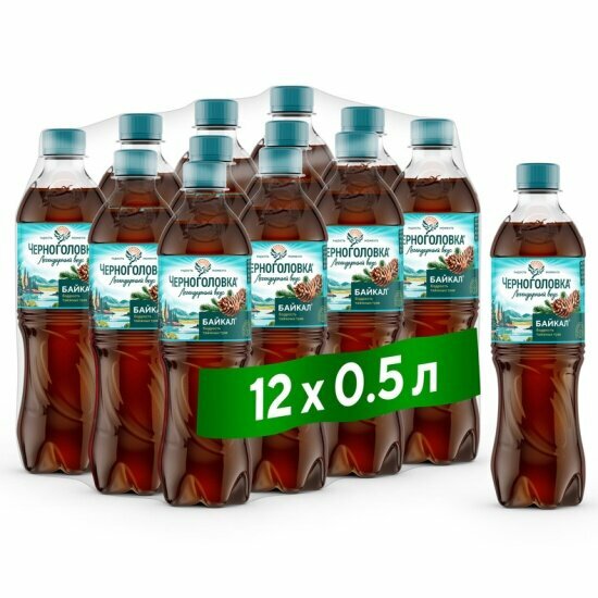 Лимонад Черноголовка "Байкал" 0,5 л ПЭТ (12 штук в упаковке)