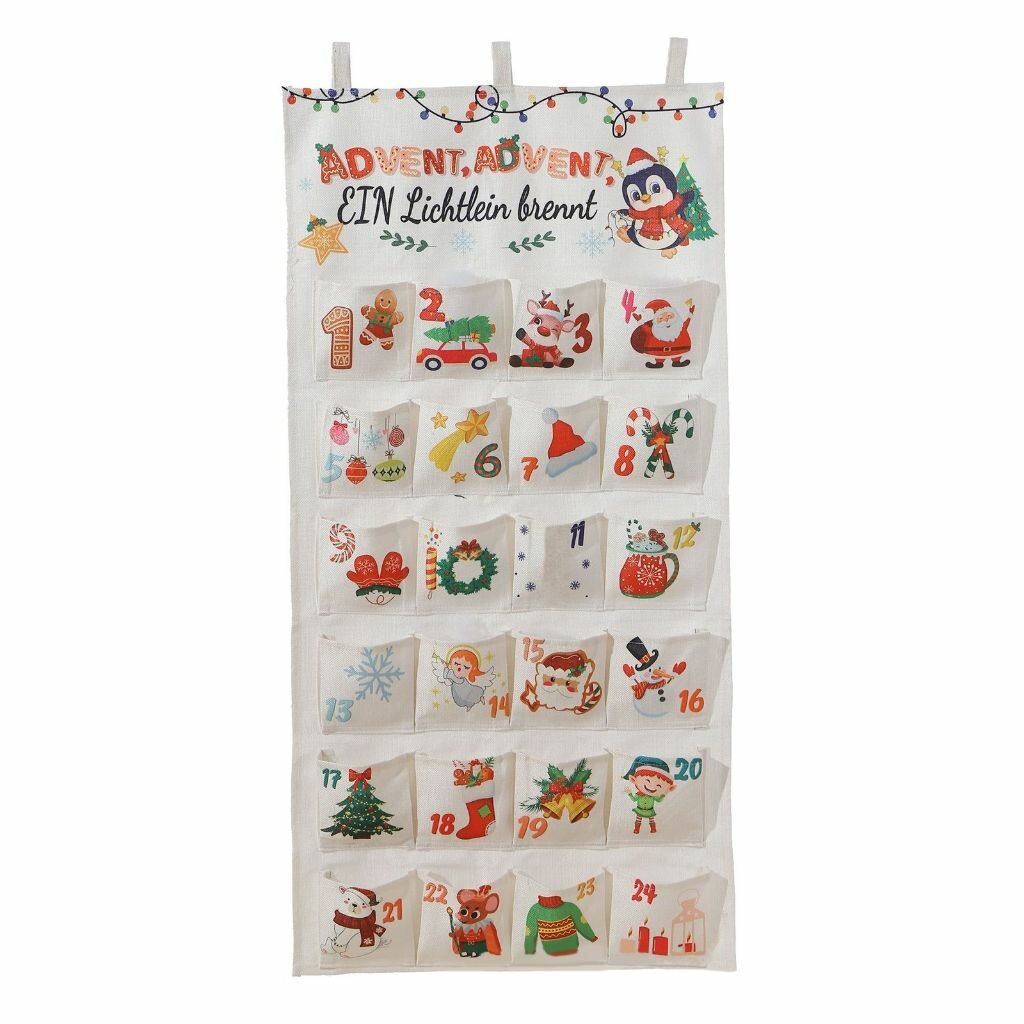 Рождество 24-сеточный цифровой адвент-календарь