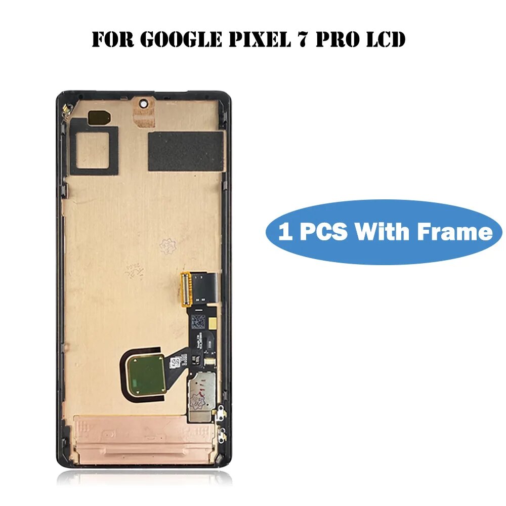 6,7-дюймовый AMOLED ЖК-дисплей для Google Pixel 7 Pro GE2AE GP4BC, ЖК-дисплей с цифровым преобразователем сенсорного экрана в сборе, замена для Pixel 7 Pro LCD