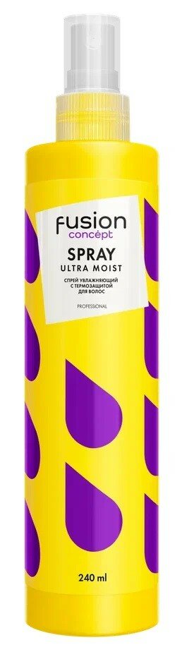 Concept Fusion спрей для волос с термозащитой увлажняющий (Spray Ultra Moist) 240 мл