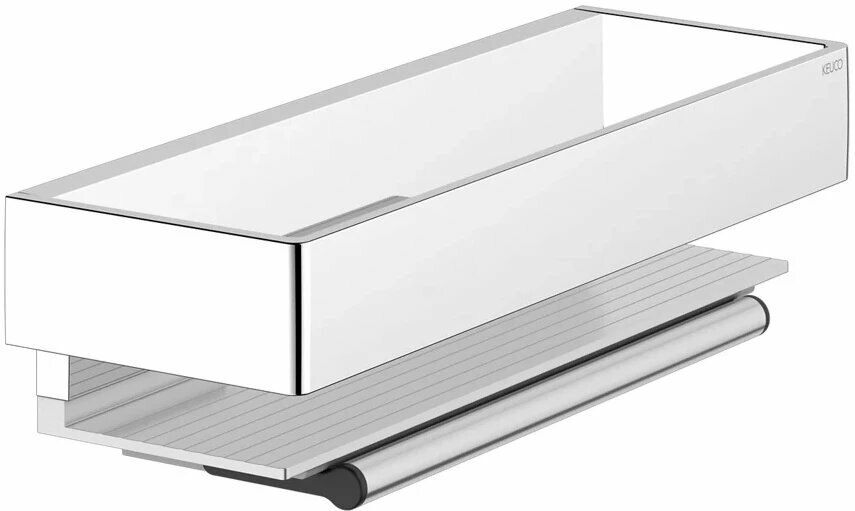 Полка для ванной KEUCO Edition 11 11159010000 30 см, со встроенным стеклоочистителем, хром