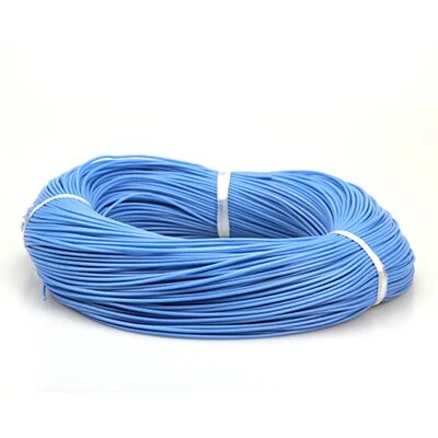 Силиконовый провод медный 20-30AWG 50 метров 28 АВГ, Blue