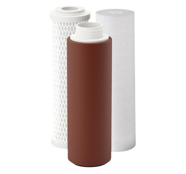 Комплект сменных фильтрующих модулей Гейзер Макси, для мягкой воды, 3 шт