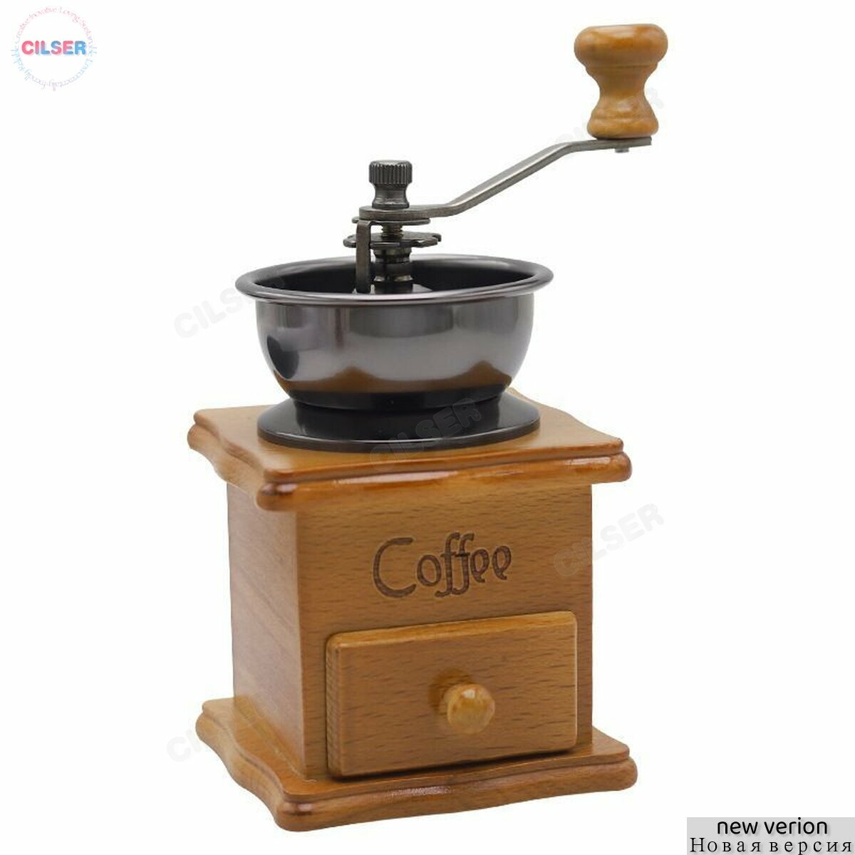 Кофемолка из массива дерева Vintage Classic, 1 штA