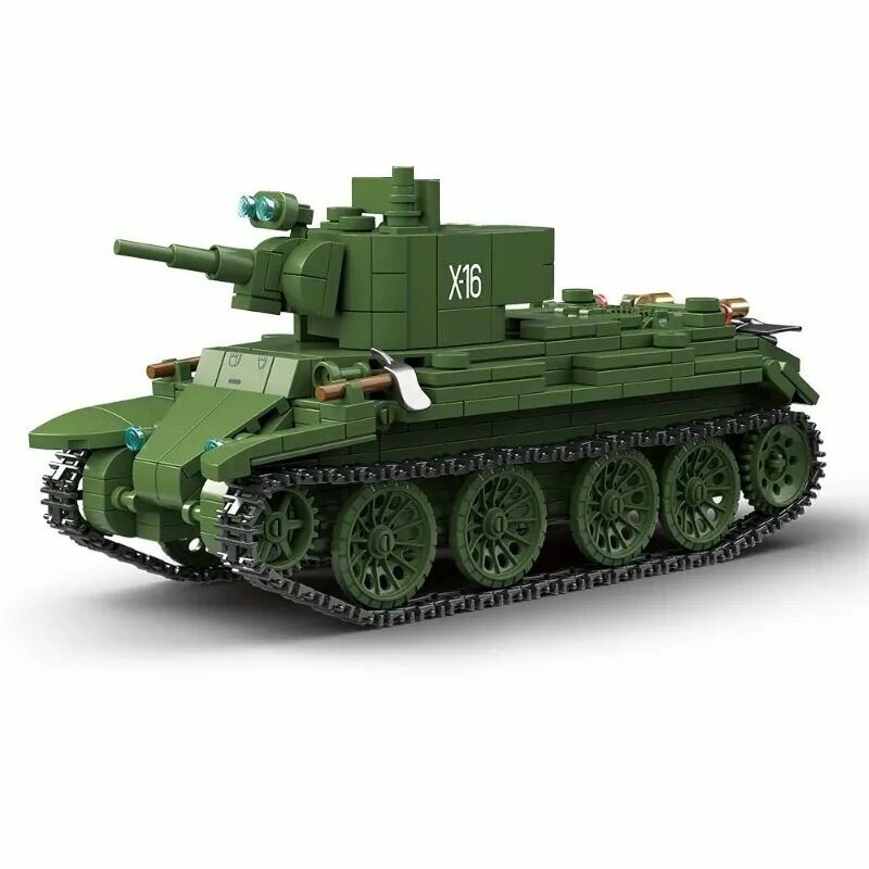 Конструктор "Легкий кавалерийский танк БТ-7", 675 элементов, для взрослых