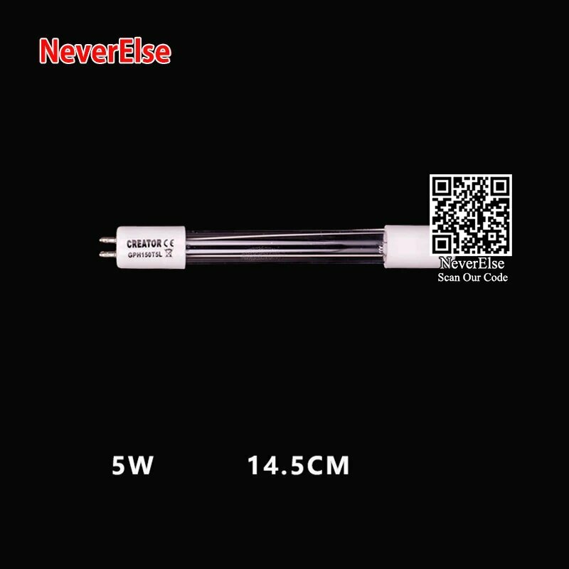 Аквариумный аквариум УФ стерилизатор лампа замена лампы светильник трубка для солнечного солнца Ультрафиолетовый фильтр лампы запасные лампы 3/5/7/9/10/13 Вт, Белый