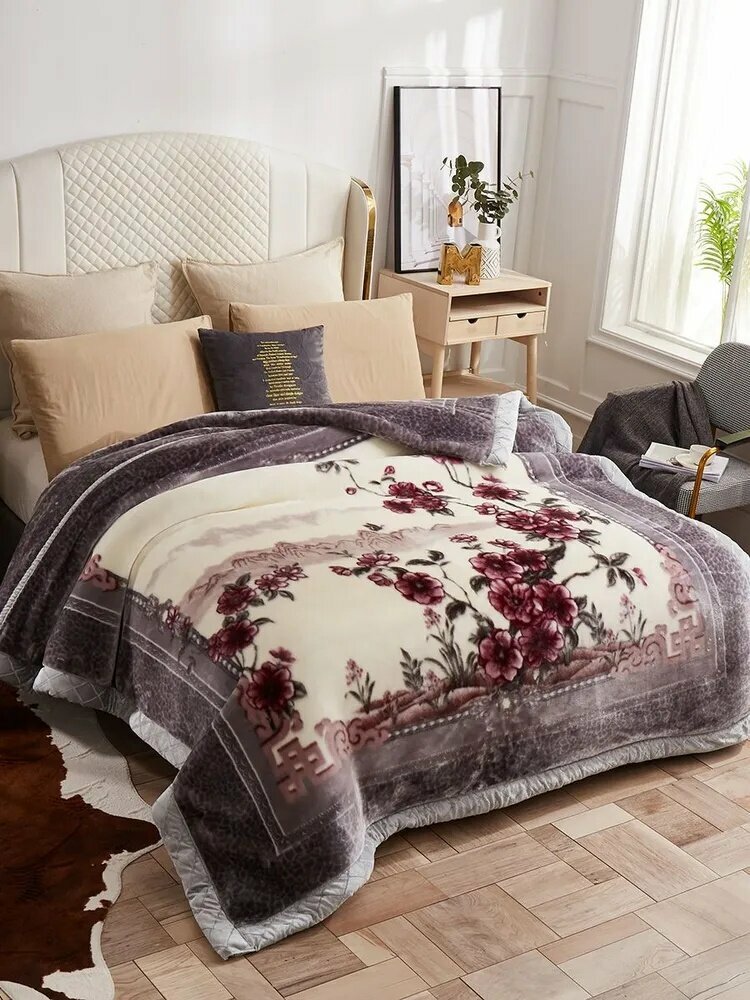 AiWinsure Плед с фотопринтом thick blanket , Акрилик, 220 см х 180 см