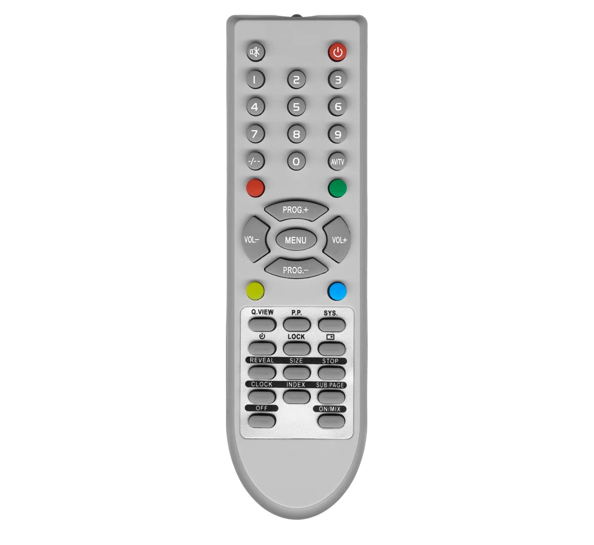 Пульт Huayu BC-1202, для телевизора, Erisson, Hyundai, Akira, Techno, цвет белый, ИК-сигнал