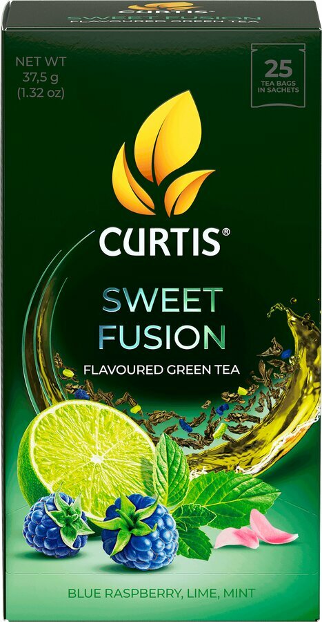 Чай зеленый CURTIS Sweet Fusion арома, 25пак