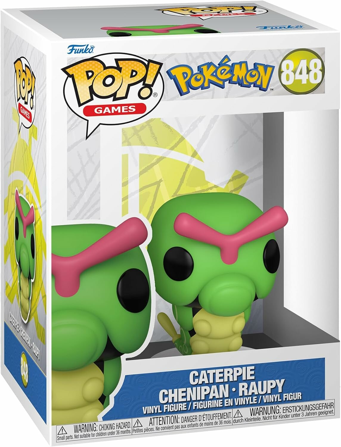 Фигурки Funko Pop Games - Коллекционная фигурка Pokemon Caterpie - Фанко 848