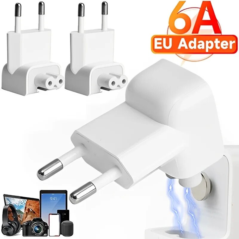 Адаптер питания 2шт EU Plug — фото 1