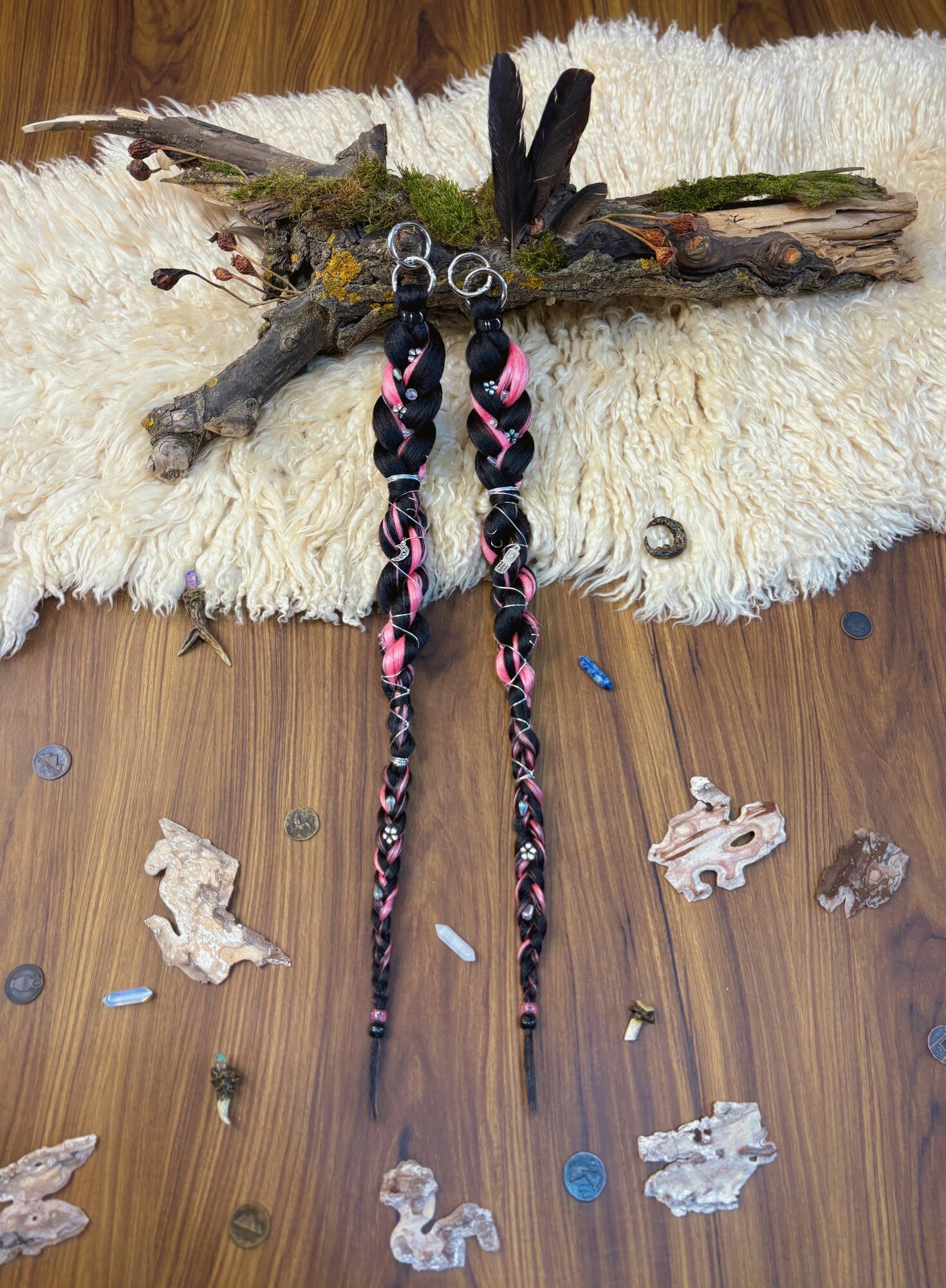 Косы на карабинах ручной работы