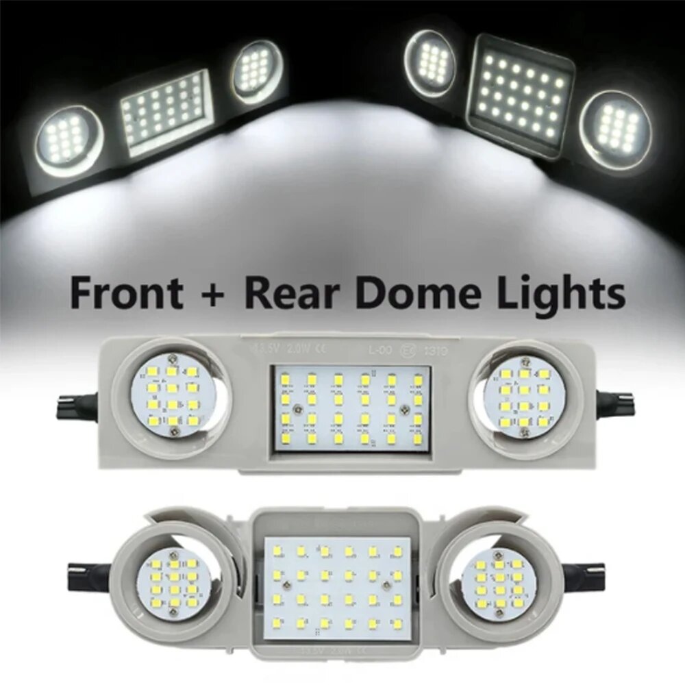 LED Dome Lights Front Rear для VW Beetle Golf Jetta Passat
