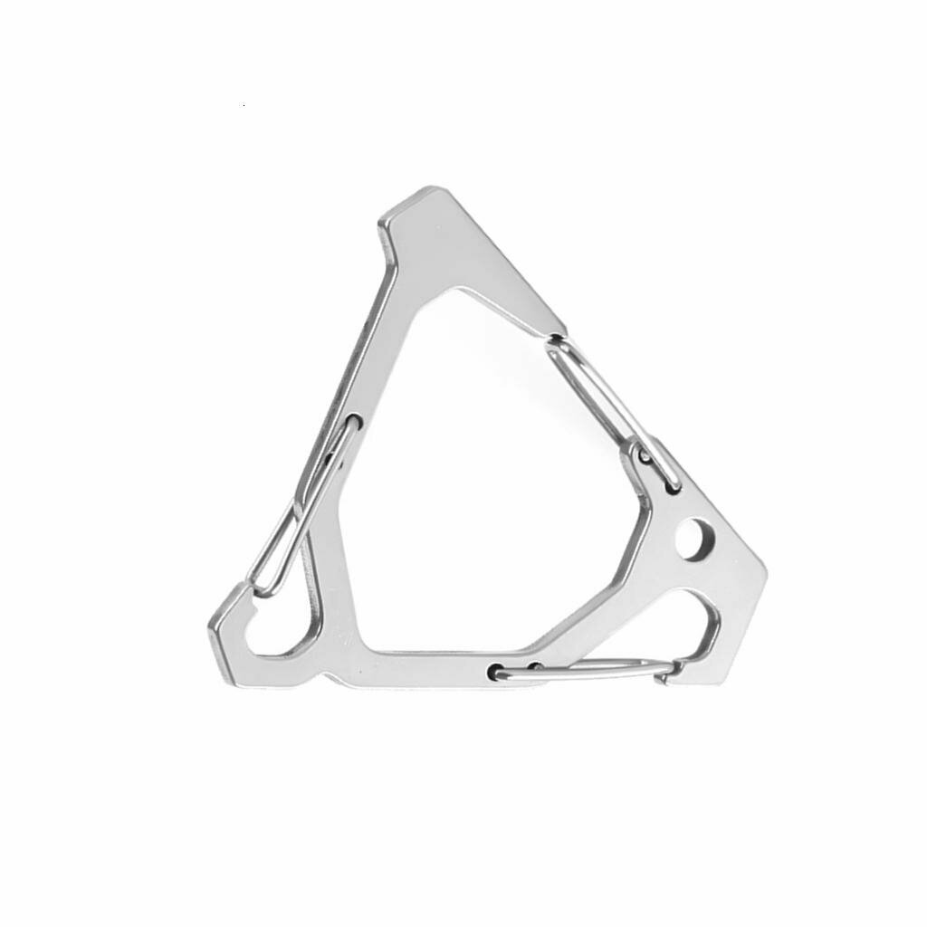 Треугольный карабин для кемпинга, Белый