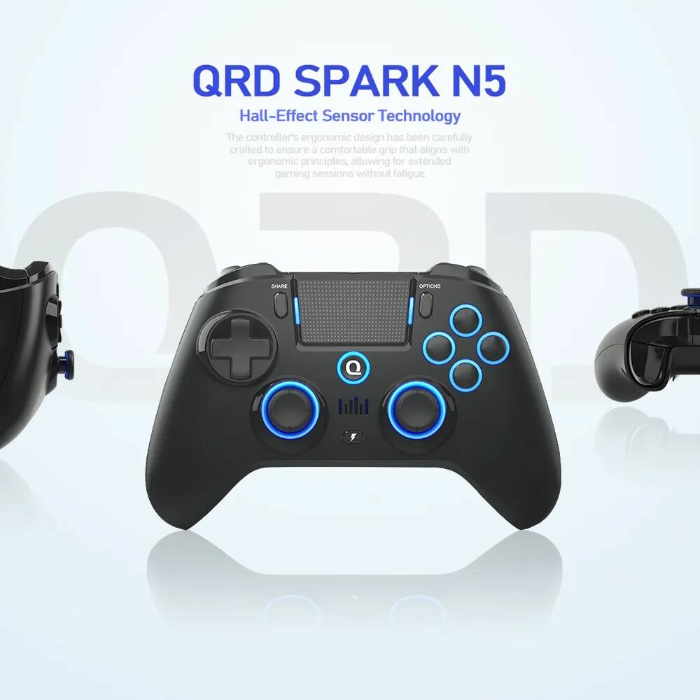 QRD Spark N5 Геймпад Беспроводной контроллер для PS4/PS3/ПК/телефона/андроид/ПК Джойстик