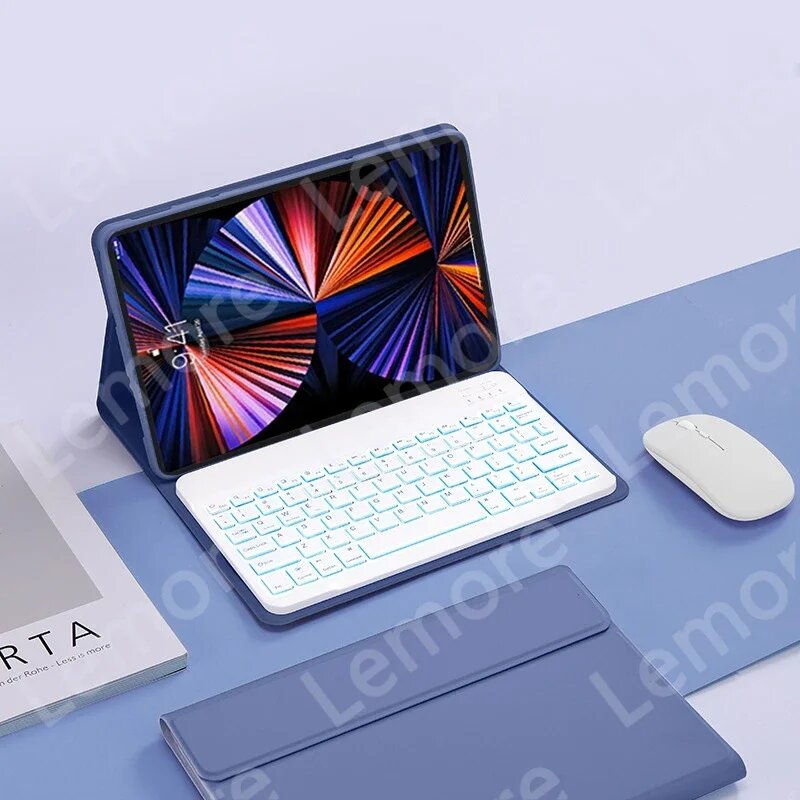 Клавиатура-чехол для OnePlus Pad 3 13.2" Russian, лавандовый с мышью