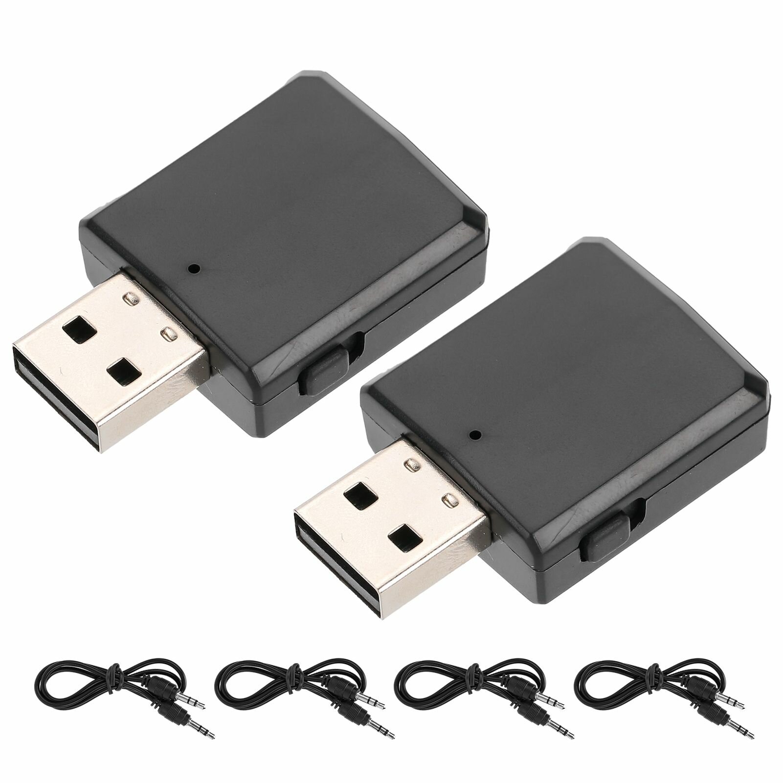 2 шт. адаптер Bluetooth 5.0 2-в-1 для ТВ, авто, ПК