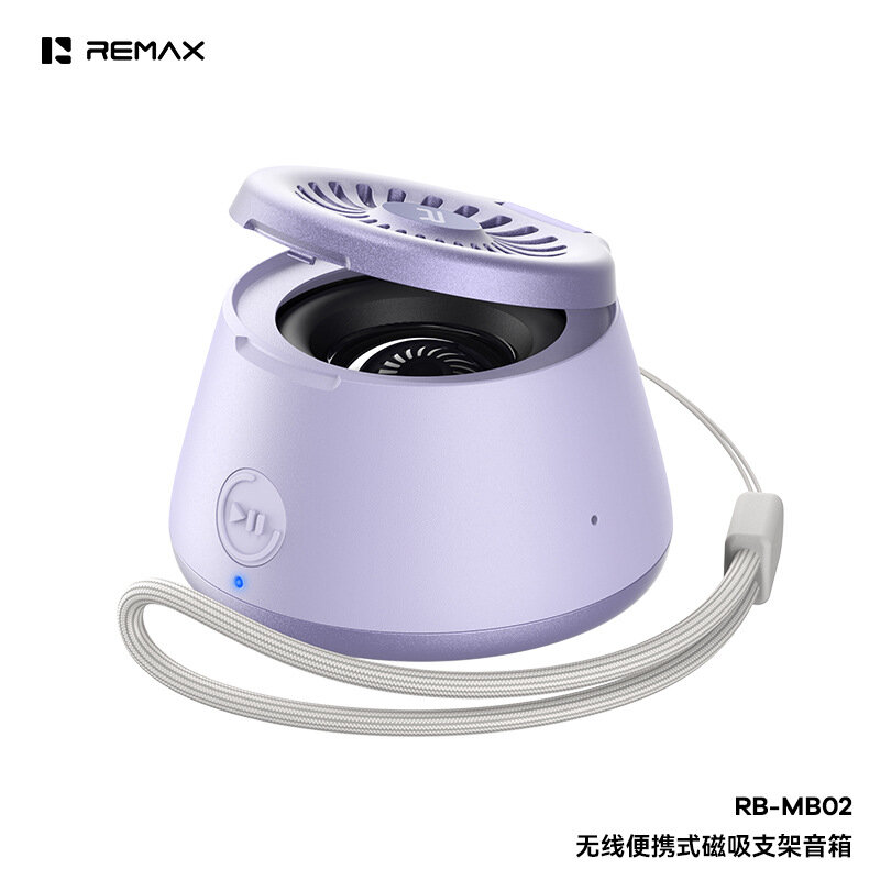 Ремакс магнитный кронштейн, маленький динамик, портативный магнитный кронштейн мобильного телефона, поддерживает подключение TWS