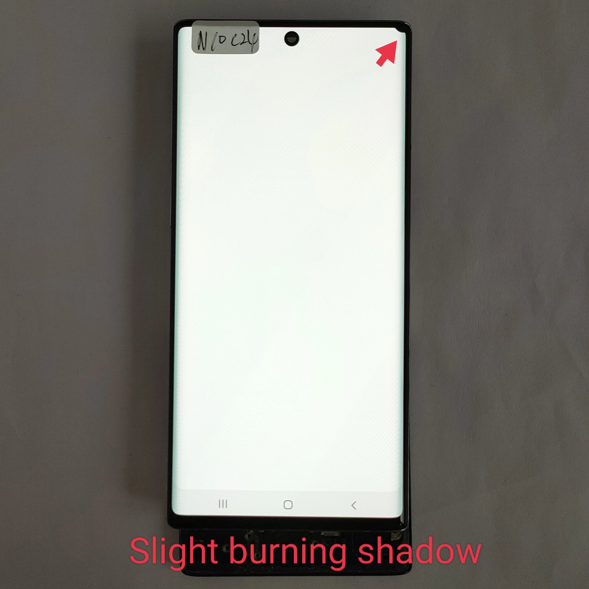 6,3-дюймовый ЖК-дисплей Note 10, подходит для цифровых инструментов Samsung Galaxy Note 10 SM-N970 N970U N970D/S C24 Grey frame