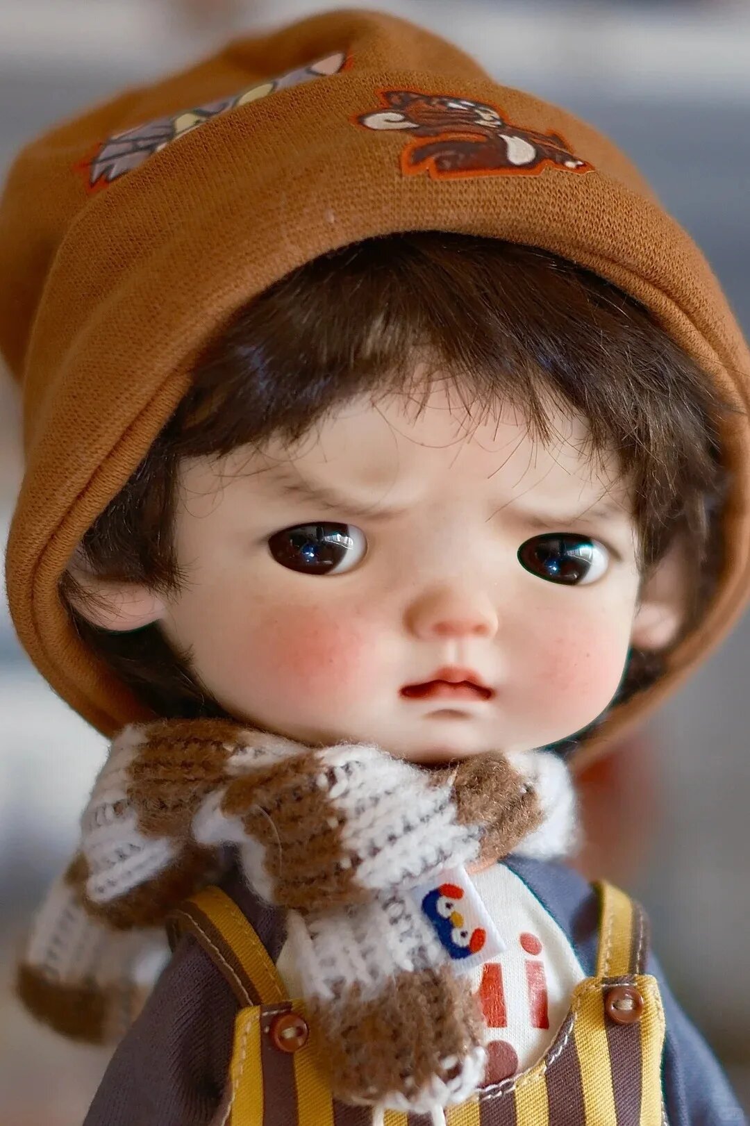 Резиновая шарнирная кукла SD BJD 25 см Normal skin, only head no body