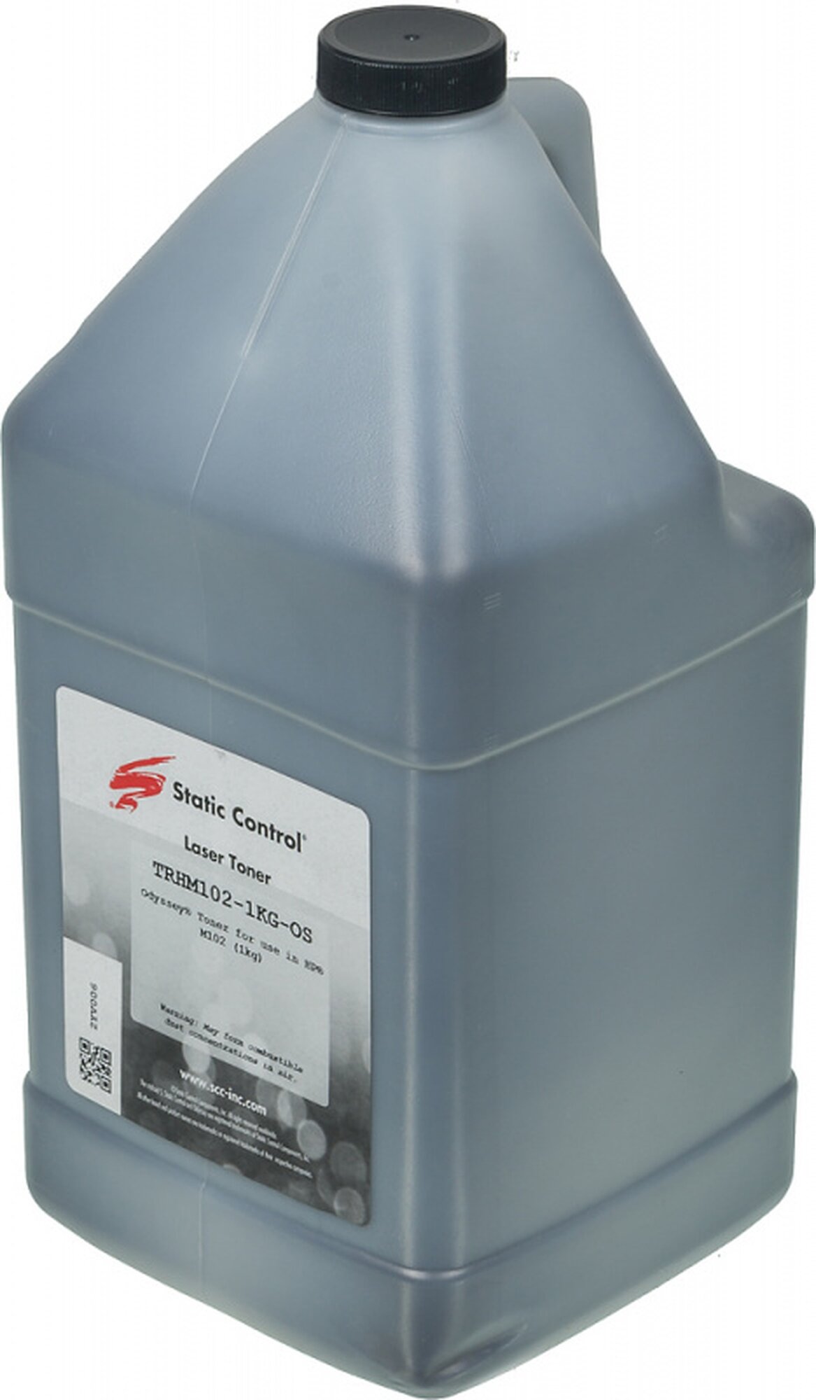 Тонер Static Control TRHM102-1KG-OS черный, флакон, в упаковке 1 x 1000грамм, для принтера HP LJ M104/M132
