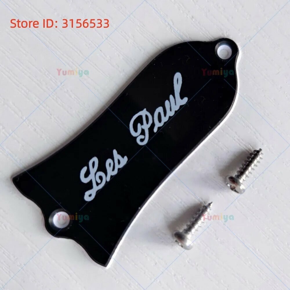 KNOW EASY-Накладка на ферменный стержень Стандартные детали гитары 2-слойного черного цвета для замены деталей электрогитары Gibson