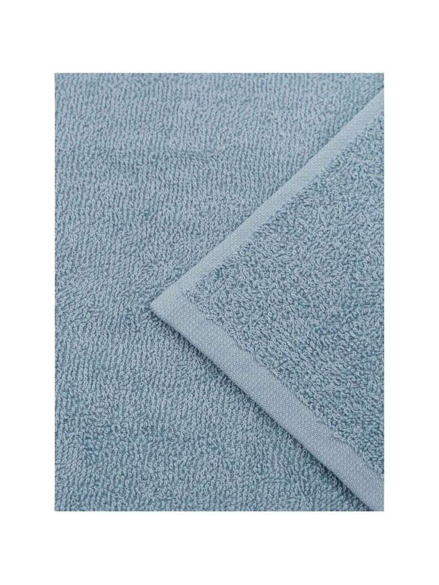 Полотенце для рук Монохром махровое деним хлопок 30х50см Василиса