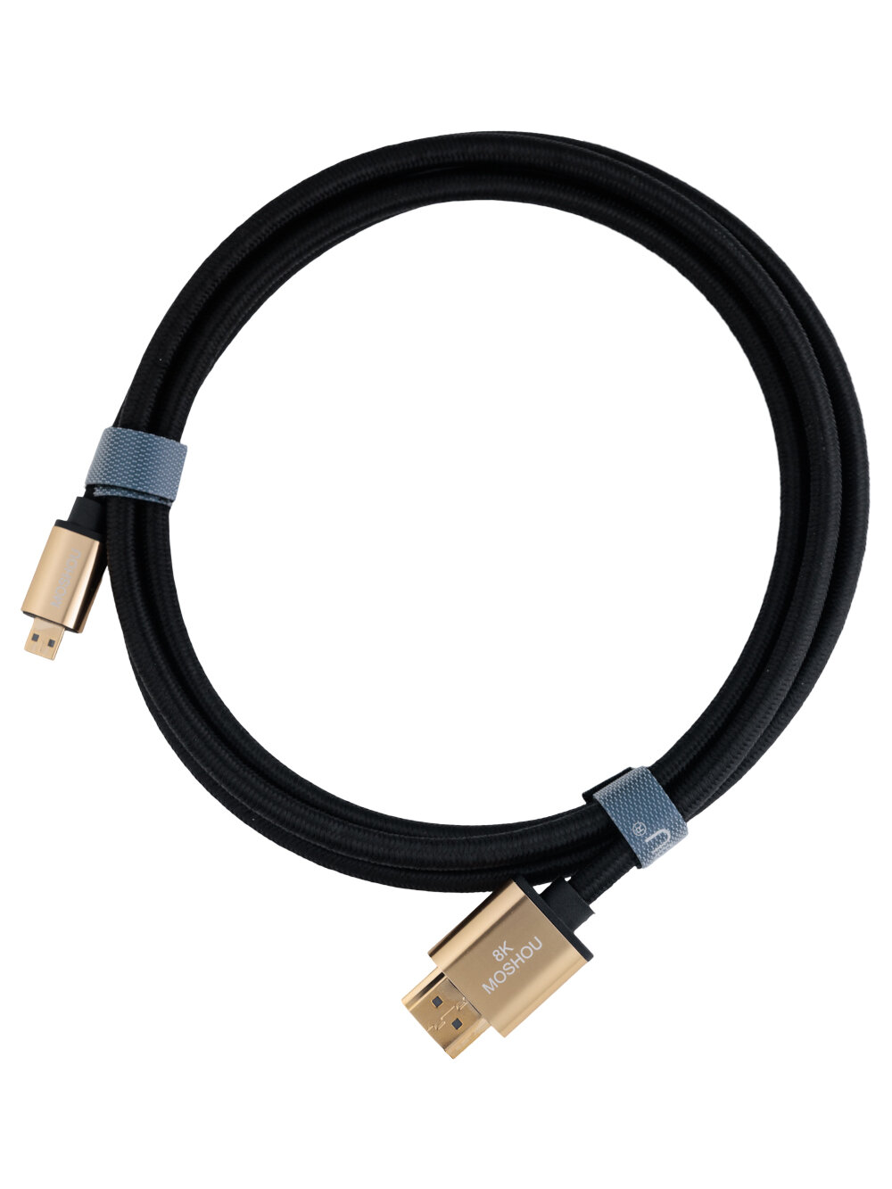 Кабель Moshou Micro HDMI - HDMI (A-D) 2.1 8K, длина 1,5м