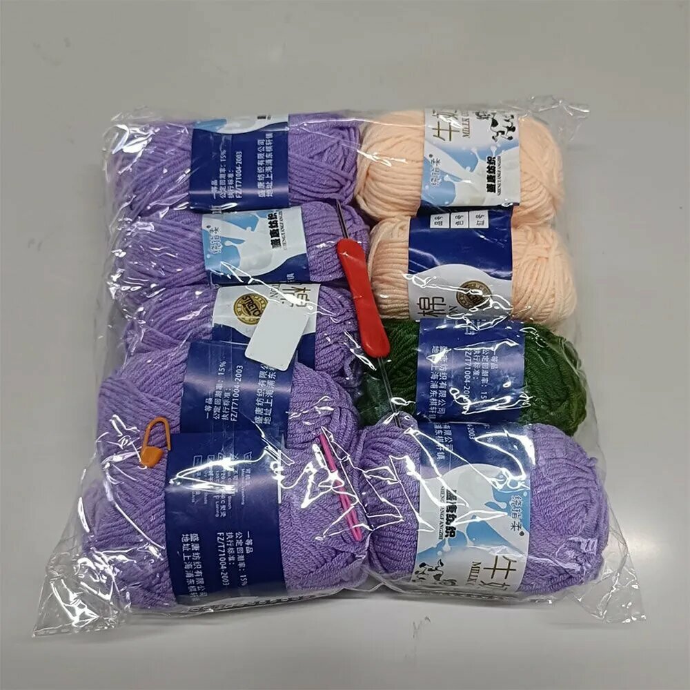 Плед с цветочным дизайном, комплект для вязания крючком