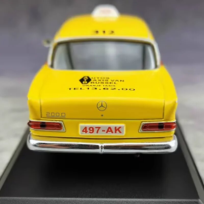 Модель такси MASSDI 1:43 желтый металл — фото 1