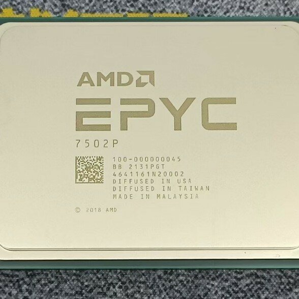 Официальный процессор AMD EPYC 7542 7K62 7702 7742 7502 поддерживает материнскую плату H12DSI