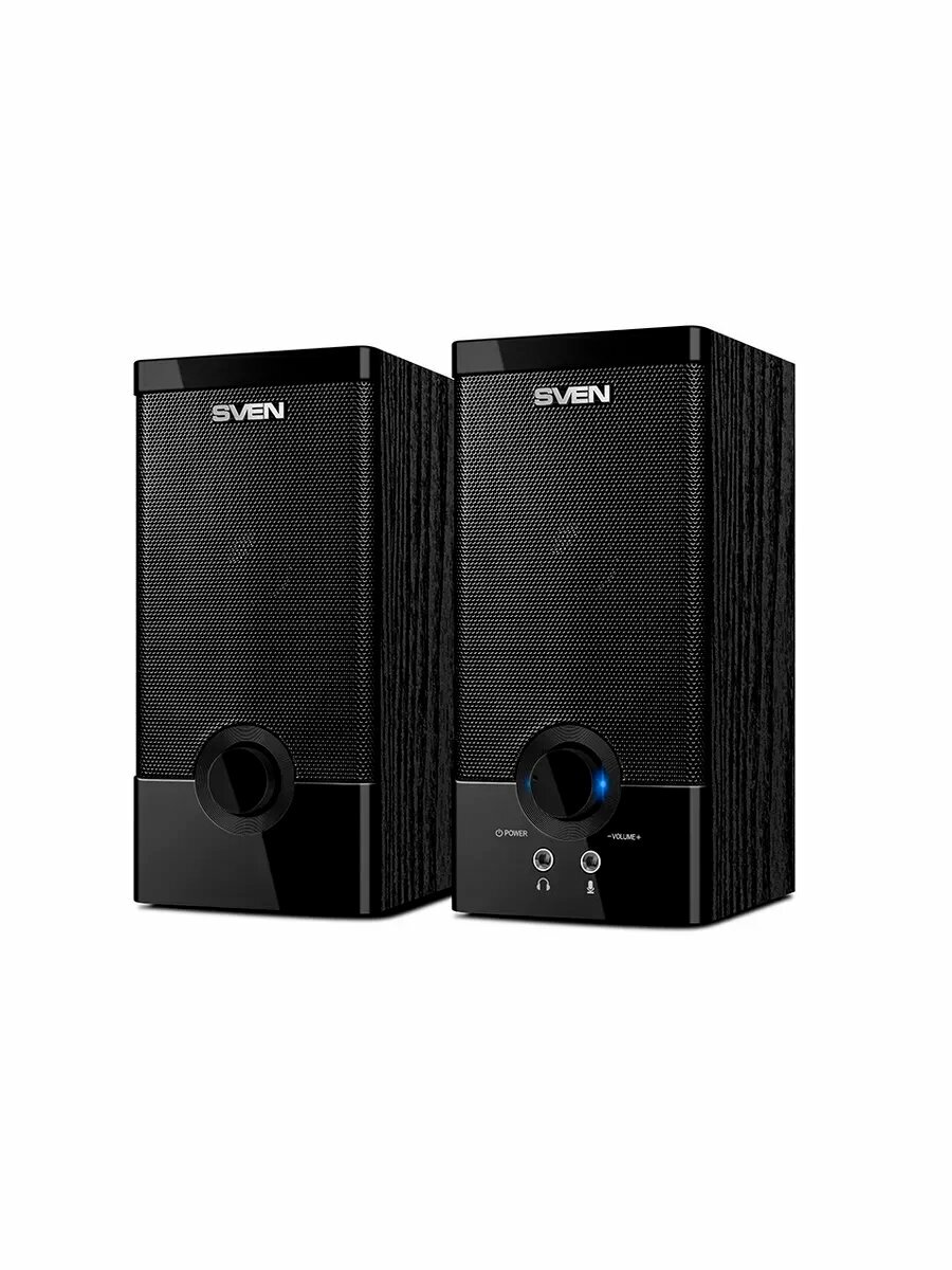 Колонка SPS-603 черный USB-порт ПК, ноутбука или адаптер 5V