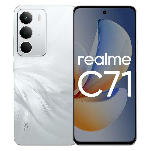 Смартфон realme C71 RMX5303 128Gb 6Gb белый