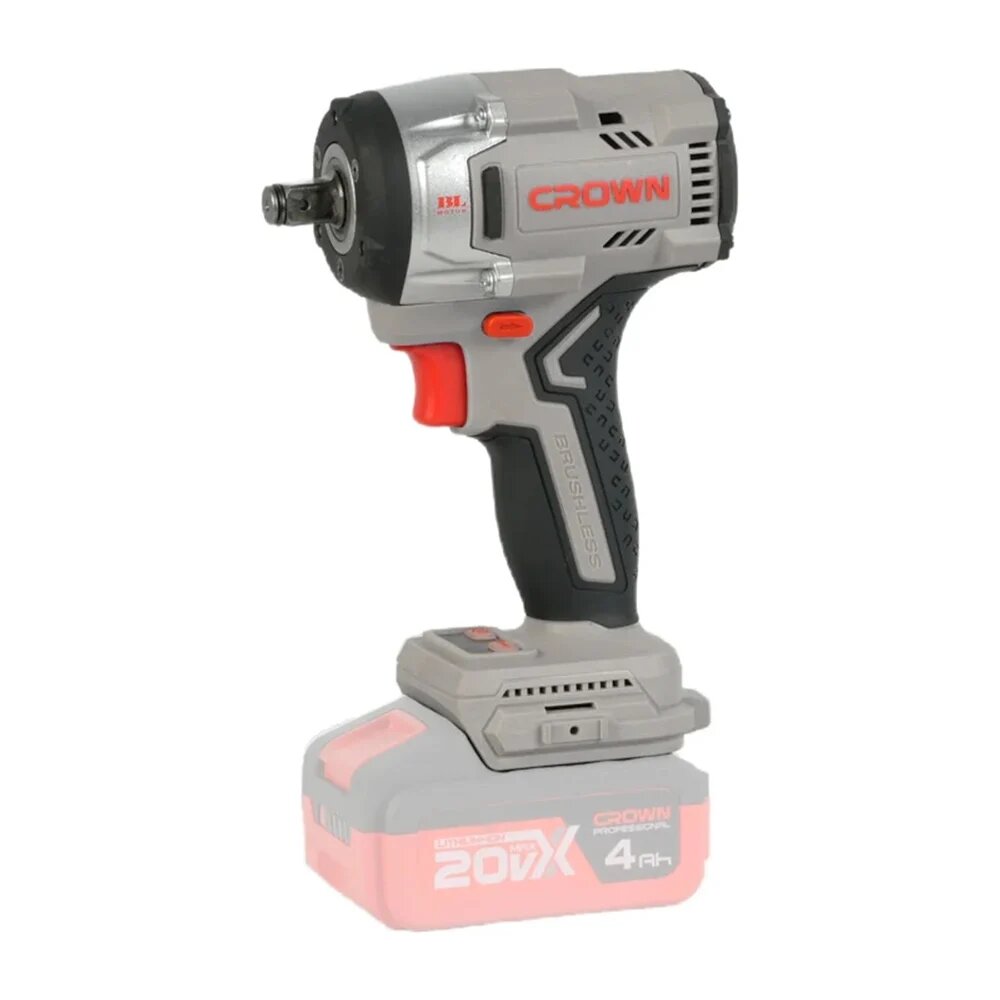 Гайковерт Crown CT22062HX, бесщеточный, 20В, 550Нм, с подсветкой