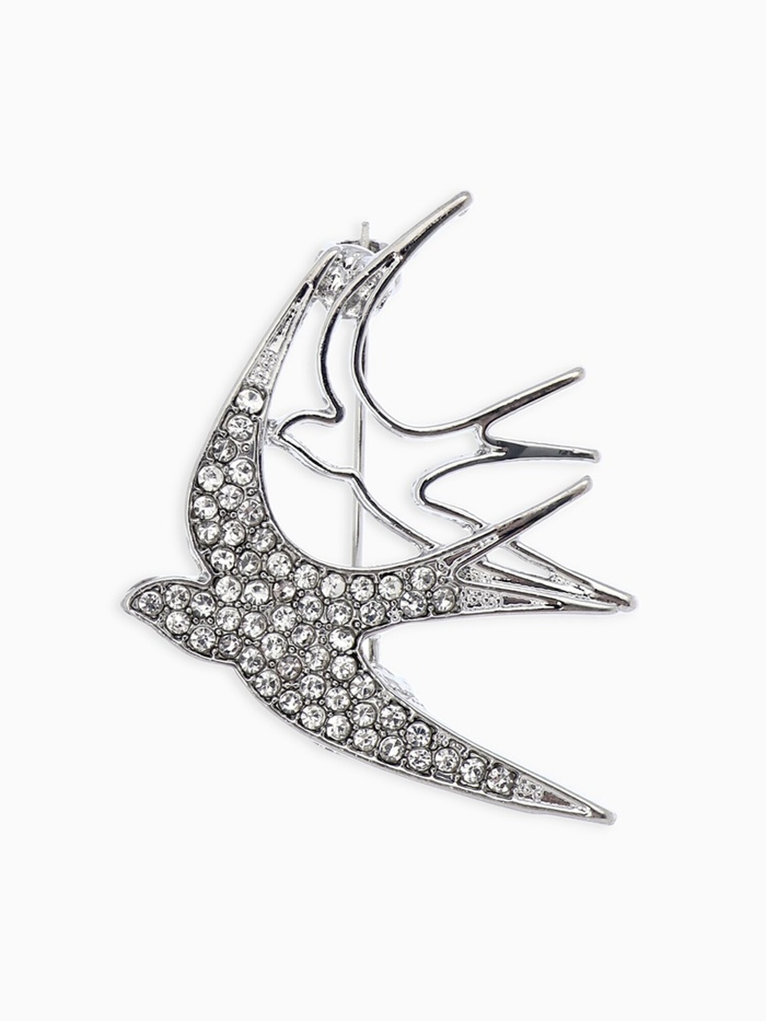 Брошь, стразы