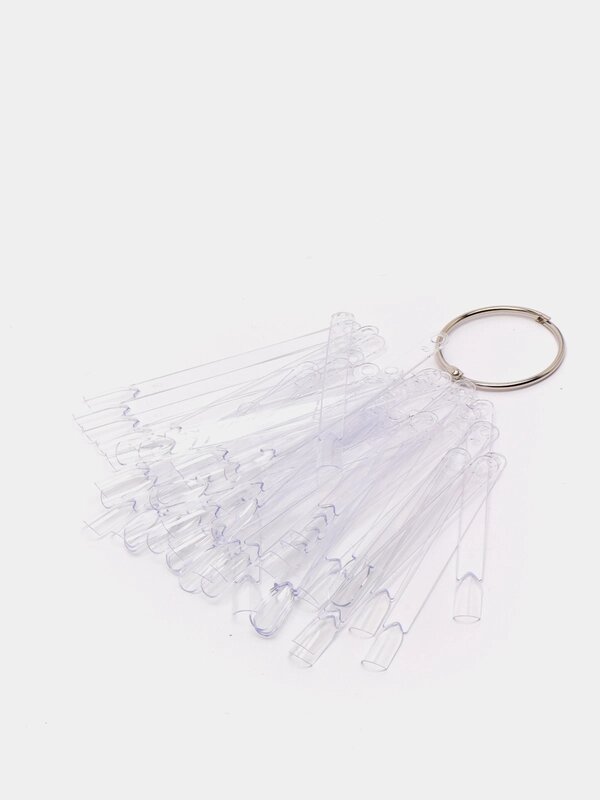 Цветовая палитра веер, "Ромашка" на кольце, 50 шт, типсы, шаблон ногтей для маникюра, гель лака