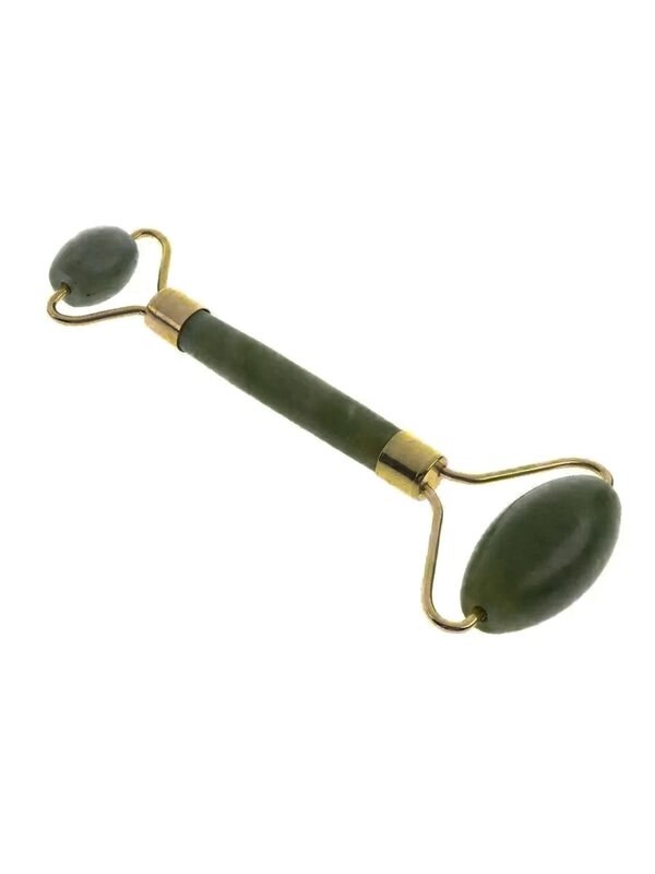 Массажер гуаша для лица, роликовый, из нефрита