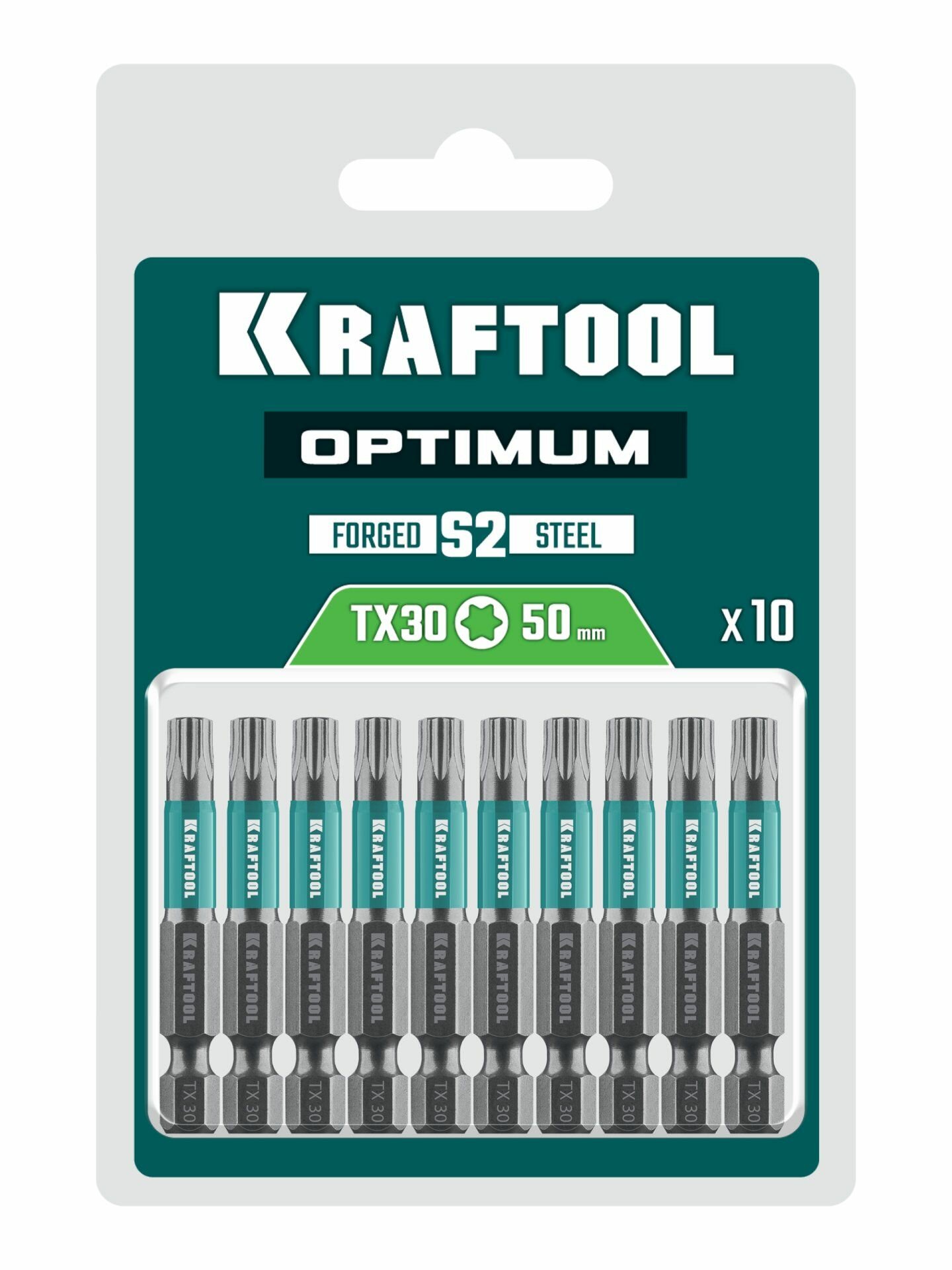 KRAFTOOL OPTIMUM TX 30 50 мм 10 шт биты 26126-30-50-10
