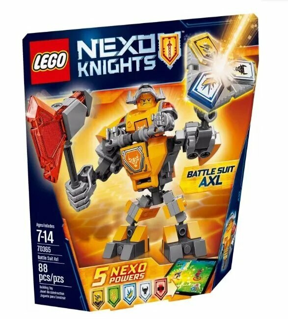 Игрушка Lego children's building blocks 70365 Axor, количество строительных блоков 88, рекомендуется 7+