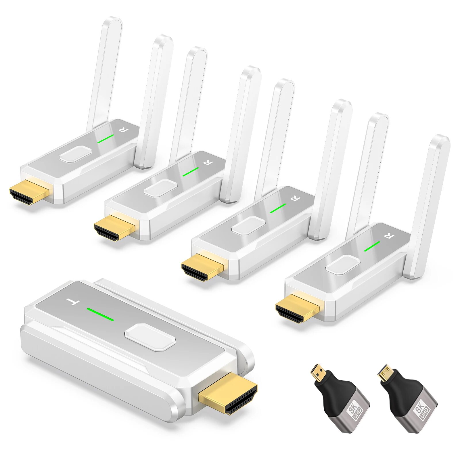Беспроводной HDMI-удлинитель Hoom W3101 1080P 1TX and 4RX-100M