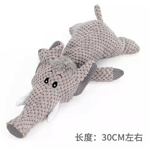 Игрушка для собак, прочная, плюшевая, для снятия скуки, издающая звуки, для корги, щенков, крупных собак, сиба-ину, лабрадоров, аксессуары для собак