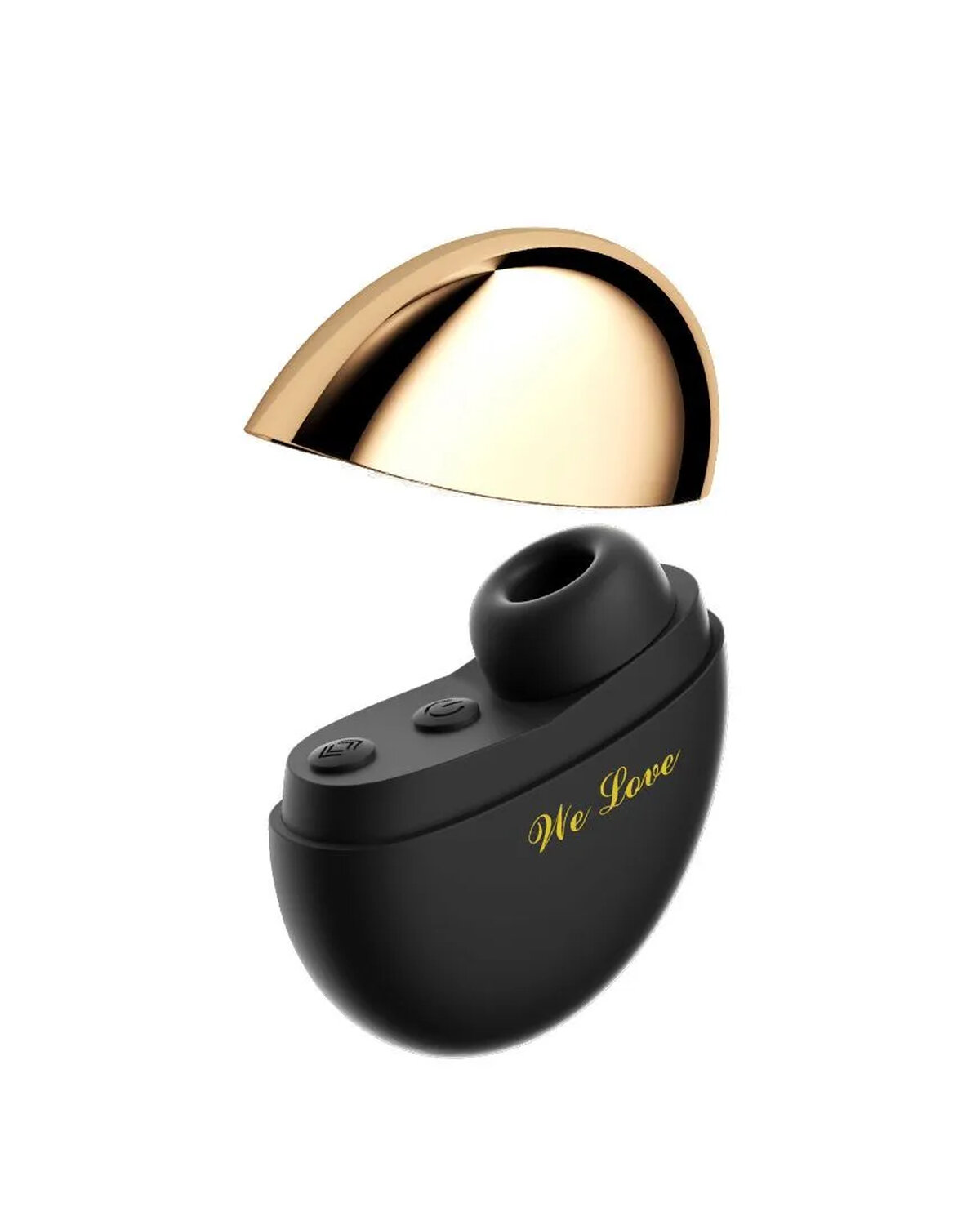 Мини вакуумный вибратор для женщин 10 режимов, 3 уровня мощности, бесшумный, карманный, волновая стимуляция, черный