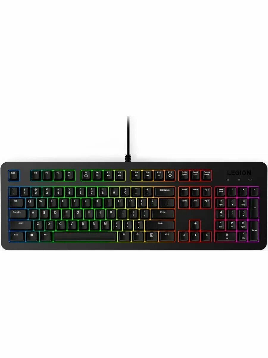 Клавиатура проводная Legion K310 RGB USB Черный 104 клавиши