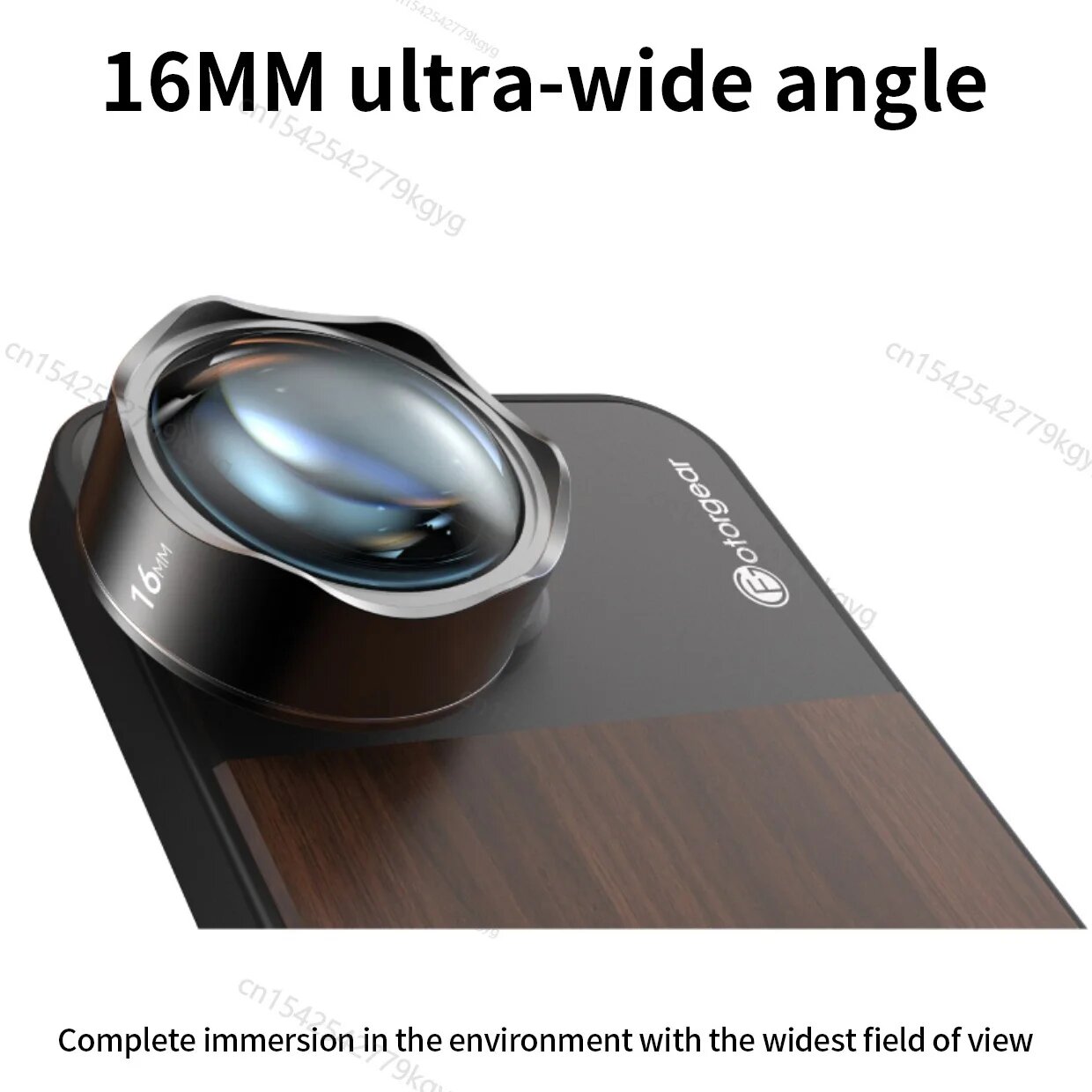 Ультраширокоугольный объектив Vectorgear Fotorgear 10x Macro 65 мм для портретной съемки 170 ° «рыбий глаз» 16 мм для смартфона сотового телефона 16mm Wide Angle Lens