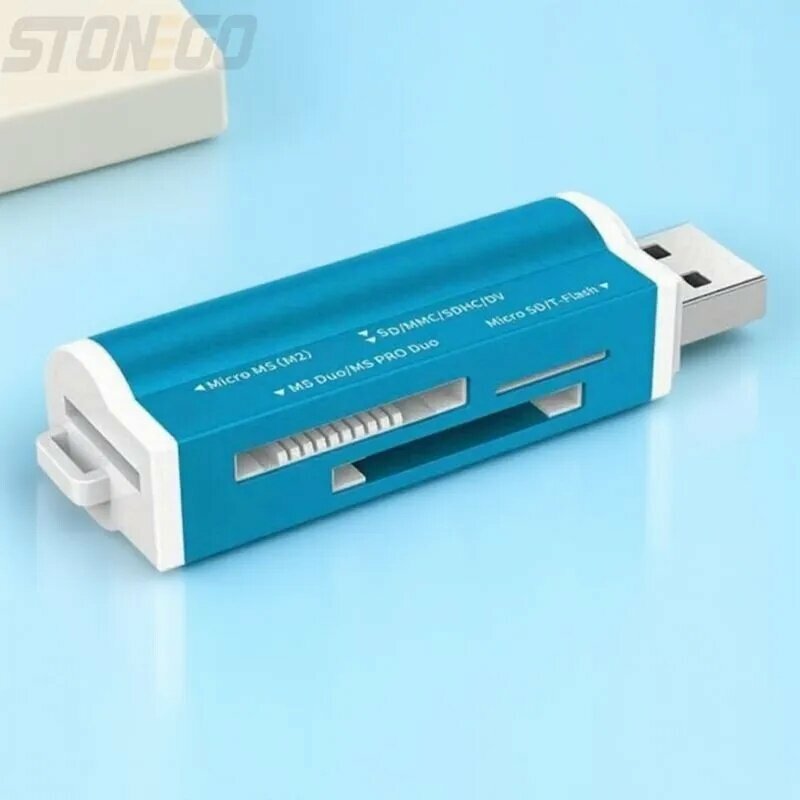 Высокоскоростной мульти USB кардридер для Micro SD, TF, MMC, SDHC, MS Pro Duo, M2