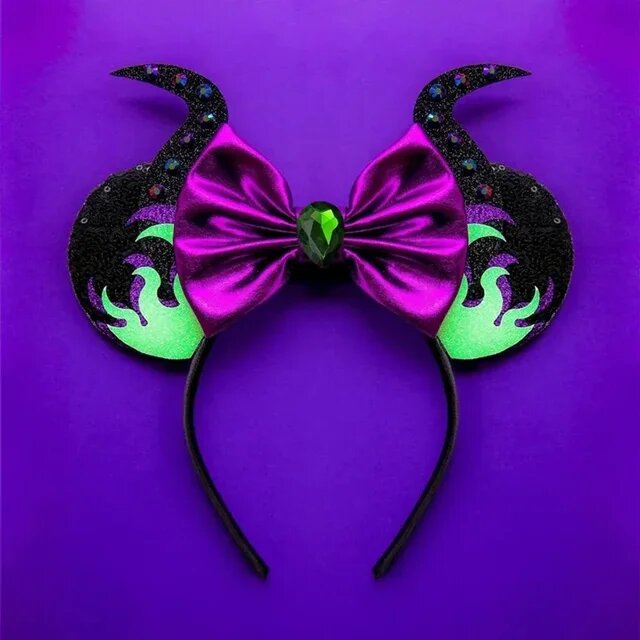 Аксессуары для волос Disney Tinker Bell для девочки: крылья, повязка на голову феи, детская повязка на голову с цветочными лозами и ушками, женская повязка на голову Silver Mist для малышей.