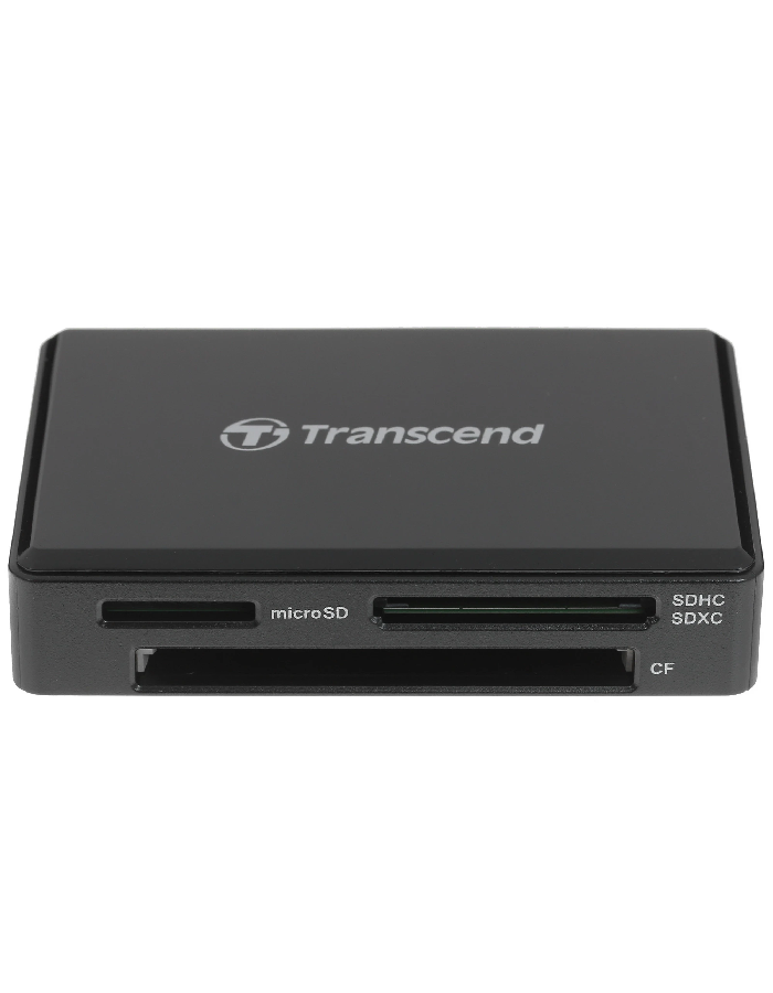 Кард-ридер Transcend "TS-RDF8K2", внешний, USB, поддержка SD/SDHC/SDXC/microSD/microSDHC/microSDXC