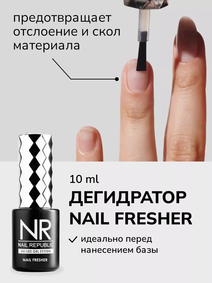 Дегидратор Nail Republic "NAIL FRESHER", для маникюра, 10 мл