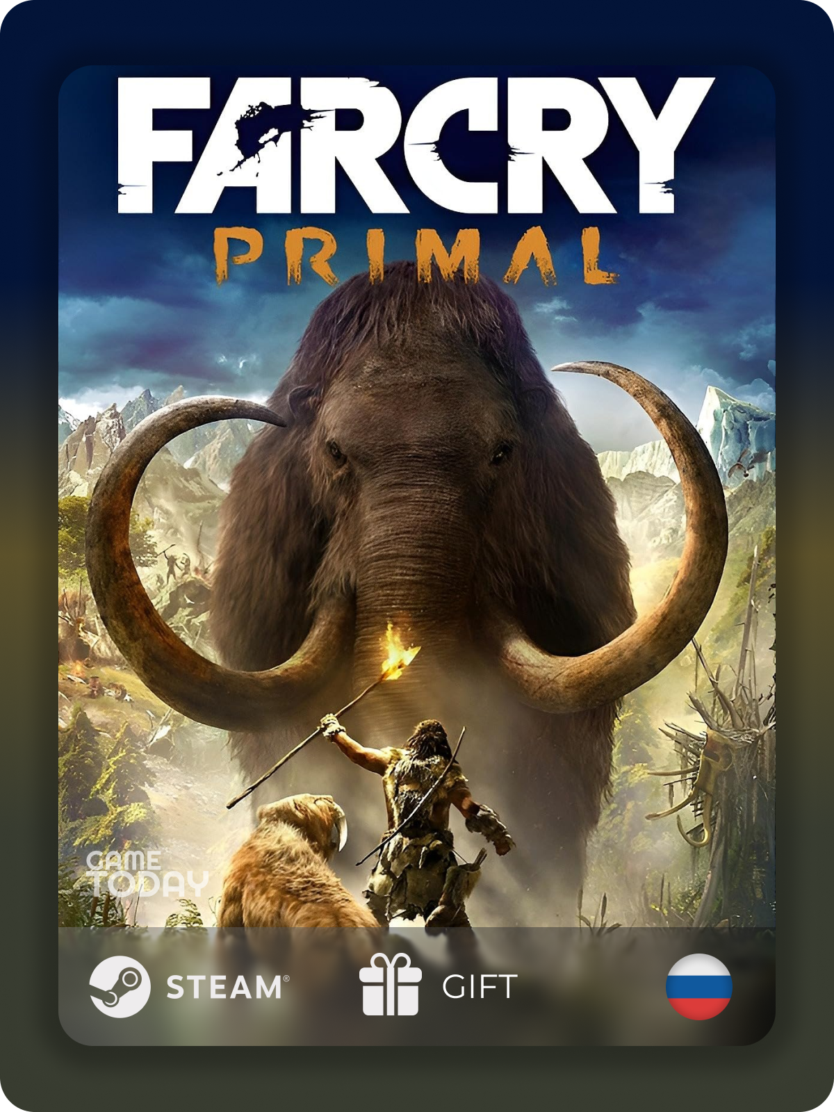 Far Cry Primal | Игра в Steam | PC | Steam Deck | Отправка подарком | Регион активации Россия