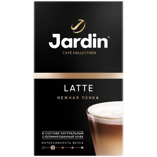 Кофейный напиток Jardin Latte 3в1, растворимый, в стиках, 8 шт